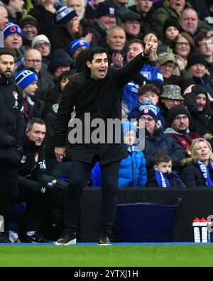 Bournemouth manager Andoni Iraola gestures on the touchline during the ...