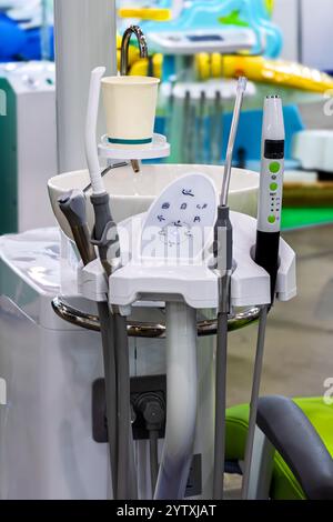 Part of a dental unit with handpiece holders Stock Photo - Alamy