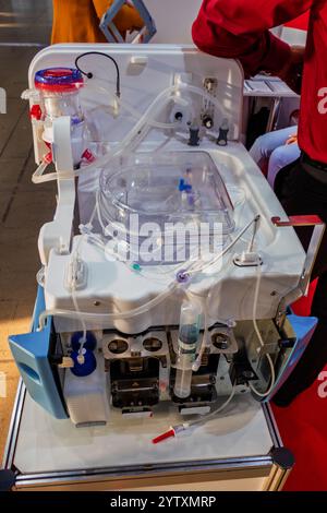 Device for normothermic perfusion of a donor kidney Stock Photo - Alamy