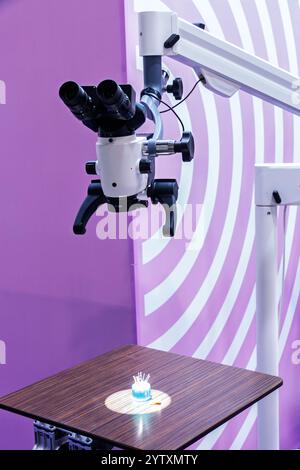 Surgical microscope with a powerful magnification range Stock Photo - Alamy