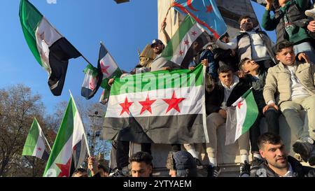 Syrians celebrate the Syrian government fall and end of Assad family's ...