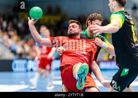 Max Granlund (VfL Eintracht Hagen, #31) GER, TuS N-Luebbecke vs. VfL ...