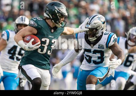 Philadelphia Eagles cornerback Cooper DeJean (33) looks on during the ...