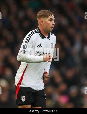 Emile Smith Rowe of Fulham during the Premier League match Leeds United ...
