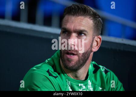 Adrian of Real Betis Balompie looks dejected during the UEFA Conference ...