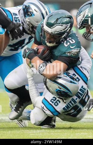 Carolina Panthers cornerback Chau Smith-Wade (26) tackles New Orleans ...