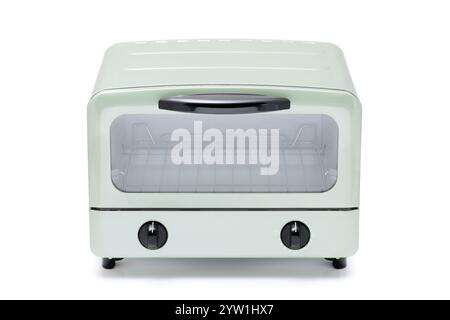 empty and clean oven toaster the one of necessary kitchenware on white ...