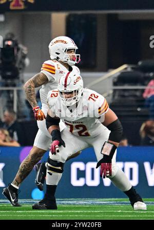 Iowa State offensive lineman Jalen Travis runs the 40-yard dash at the ...