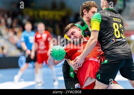 Max Granlund (VfL Eintracht Hagen, #31) GER, TuS N-Luebbecke vs. VfL ...