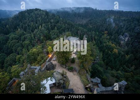 The incredibly magical place of the Kurort Oybin castle ruins in ...
