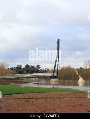The newly opened Kepax bridge over the river Severn in Worcester ...