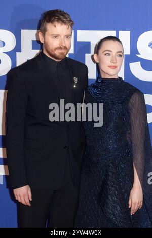 Saoirse Ronan and Jack Lowden attends the 2025 EE BAFTA Film Awards at ...