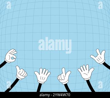Colorful Cartoon Hands Clapping Celebration Stock Vector Image & Art ...