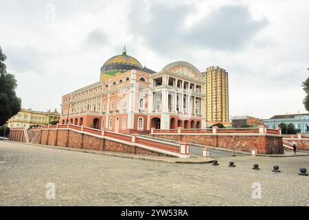The Amazon Theatre an opera house located in Manaus, Brazil Stock Photo ...