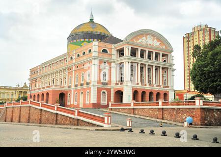 The Amazon Theatre an opera house located in Manaus, Brazil Stock Photo ...