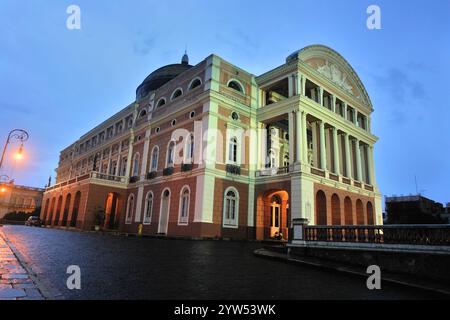 The Amazon Theatre an opera house located in Manaus, Brazil Stock Photo ...