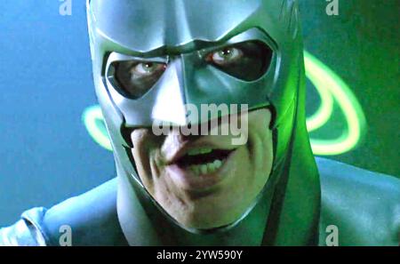BATMAN FOREVER 1995 Warner Bros. film with Val Kilmer as Batman and ...
