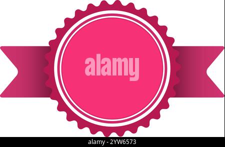 leadership round pink label isolated on transparent background ...