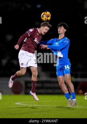 Peterborough United's Joel Randall (left) and Peterborough United's ...