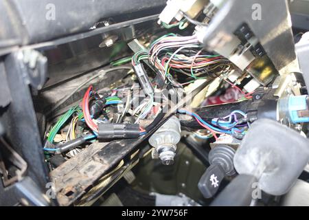 Land Rover wiring harness Stock Photo - Alamy