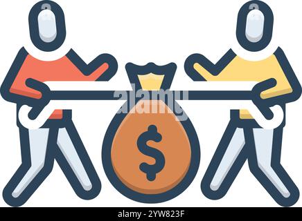 Icon for unjust, inappropriate Stock Vector Image & Art - Alamy