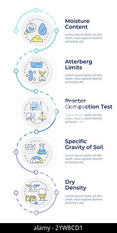 Geotech survey infographic vertical sequence Stock Vector Image & Art - Alamy
