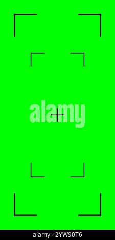 Green screen vertical template with chroma key technology. Features ...