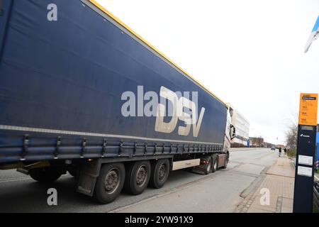 Copenhagen/ DenmarK/09 december 2024/ DSV transport truck in ballerup ...