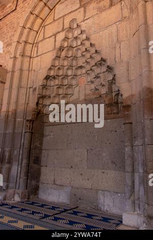 The Mihrab of the Bulgur Tekke Mosque in Konya. Islamic historical ...