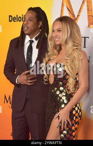 Jay-Z mit Ehefrau Beyonce bei der Weltpremiere des Kinofilms Mufasa: The Lion King / Mufasa: Der ...