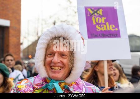 Grayson Perry, potter, activist and cross-dresser supporting the strike ...