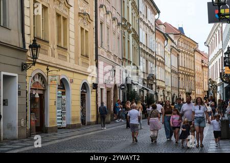 Celetna Street Scene, Prague, Czechia, Czech Republic Stock Photo - Alamy