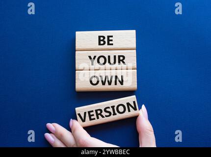 Be beautiful symbol. Concept words Be your own kind of beautiful on ...