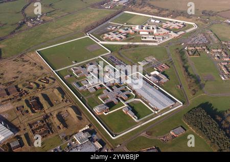 Aerial view HM Featherstone Prison and Brinsford Stock Photo - Alamy