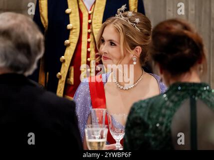 AMSTERDAM - Princess Amalia during the state banquet at the Royal ...