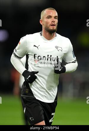 Derby County's Joe Ward in action during the Sky Bet Championship match ...