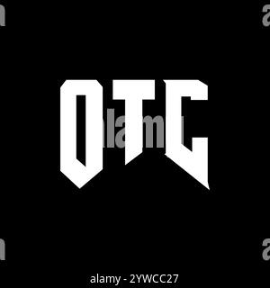 OTC letter logo design for technology company. OTC logo design black ...