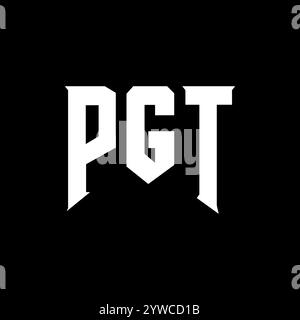 PGT letter logo design for technology company. PGT logo design black ...