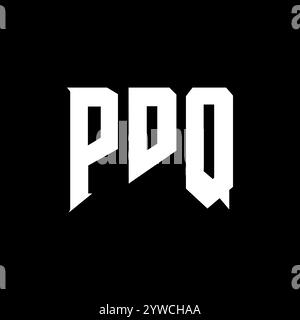 PDQ letter logo design for technology company. PDQ logo design black ...