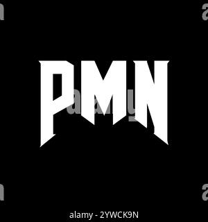 pmn logo design vector Stock Vector Image & Art - Alamy
