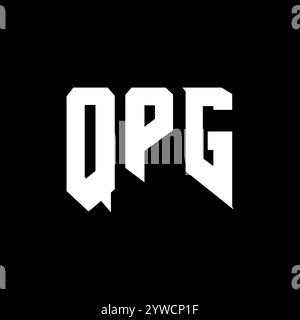 QPG letter logo design for technology company. QPG logo design black ...