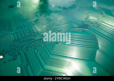 Circuit boards with electrons. Motherboards. Electronic circuit board ...