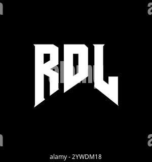 RDL letter logo design for technology company. RDL logo design black ...
