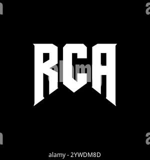 RCA letter logo design for technology company. RCA logo design black ...