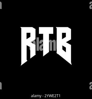 RTB letter logo design for technology company. RTB logo design black ...