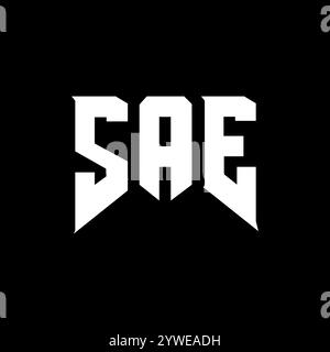 SAE letter logo design for technology company. SAE logo design black ...