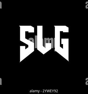 SLG letter logo design for technology company. SLG logo design black ...