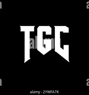 TGC letter logo design for technology company. TGC logo design black ...