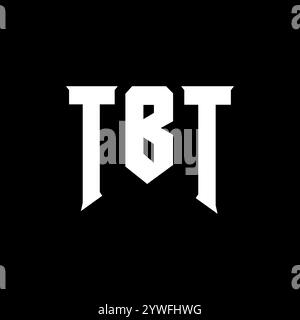 TBT letter logo design for technology company. TBT logo design black ...