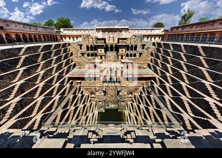 Historical Chand Baori step well in Rajasthan, India Stock Photo - Alamy